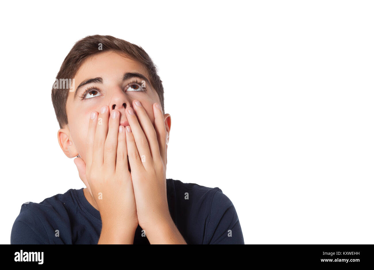 Sad boy face hi-res stock photography and images - Alamy