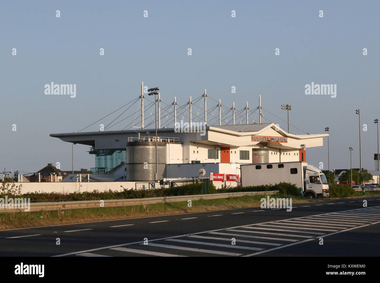 The Dudalk Stadium, Dundalk, Ireland - a modern stadium which holds ...