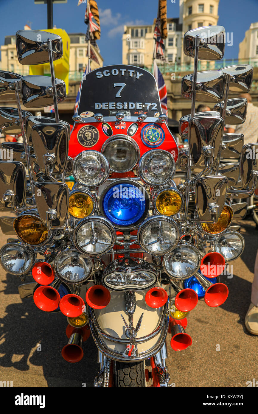 Mods attend annual gathering at the ‘Mods Weekender’ at Brighton ...