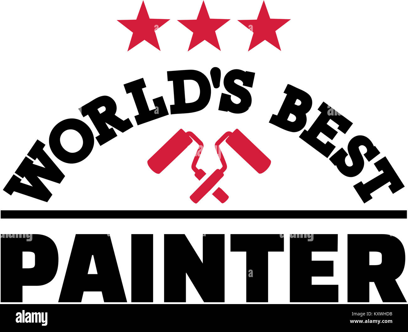 Worlds best Painter Stock Photo - Alamy