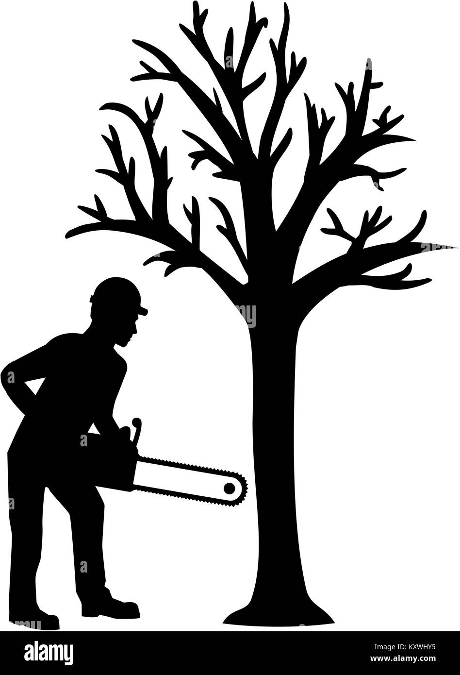 Lumberjack logo hi-res stock photography and images - Alamy