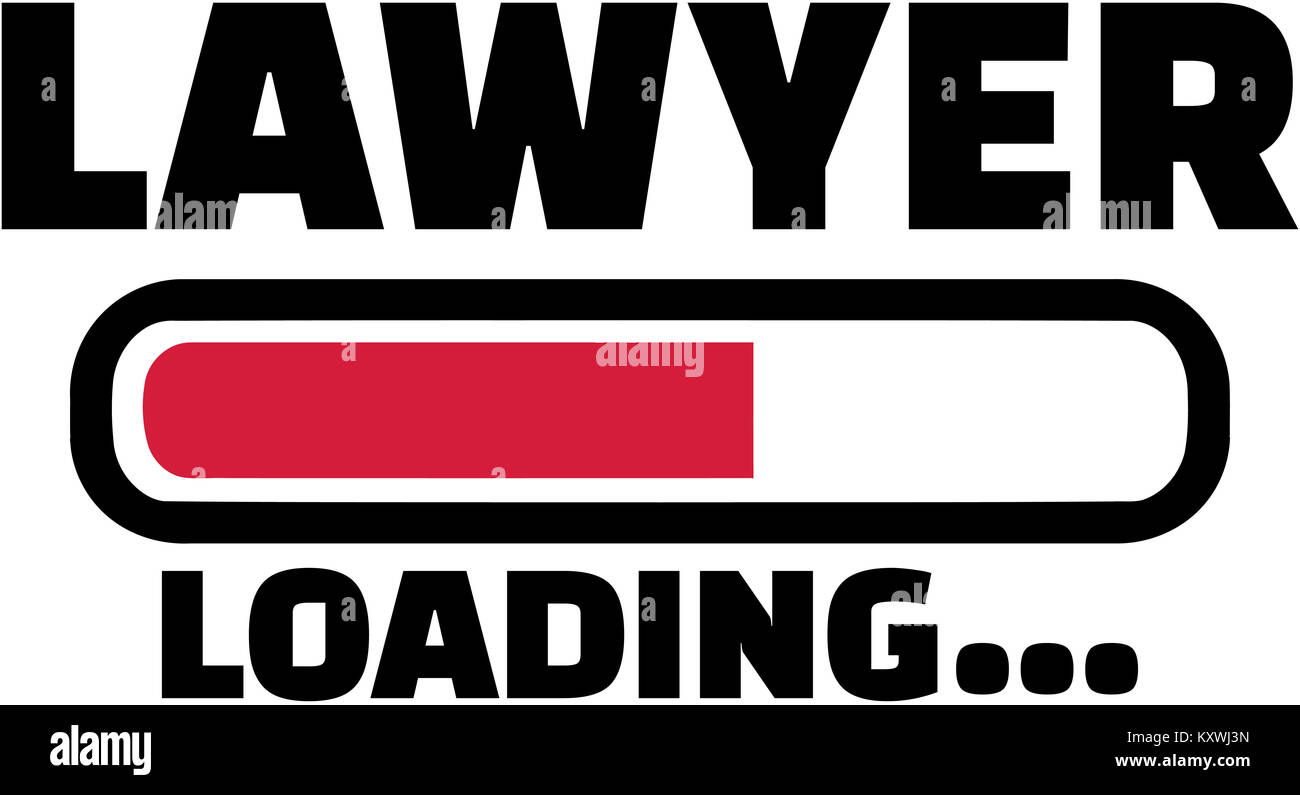 Lawyer Loading bar Stock Photo - Alamy