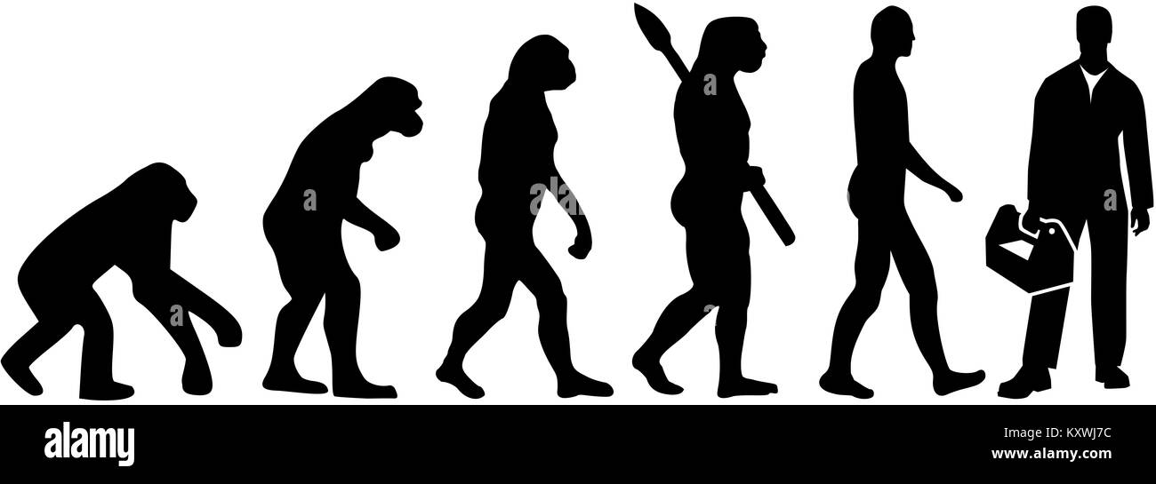 Evolution Man Vector Stock Photos & Evolution Man Vector Stock Images ...