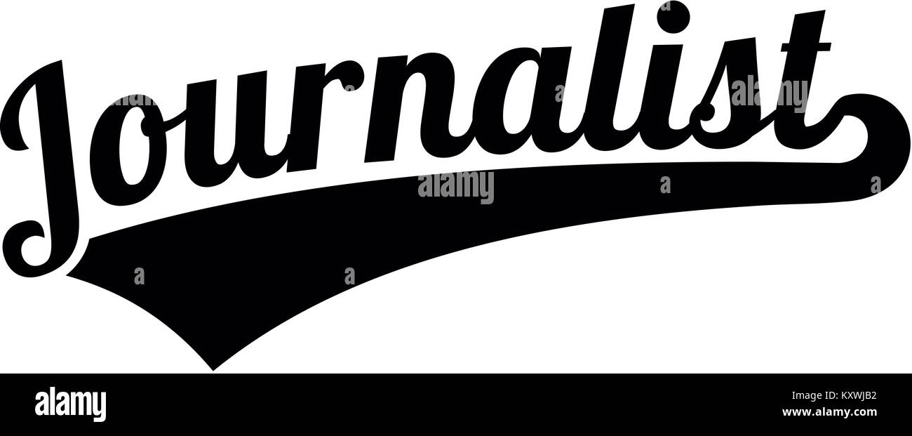 Journalist vector hi-res stock photography and images - Alamy
