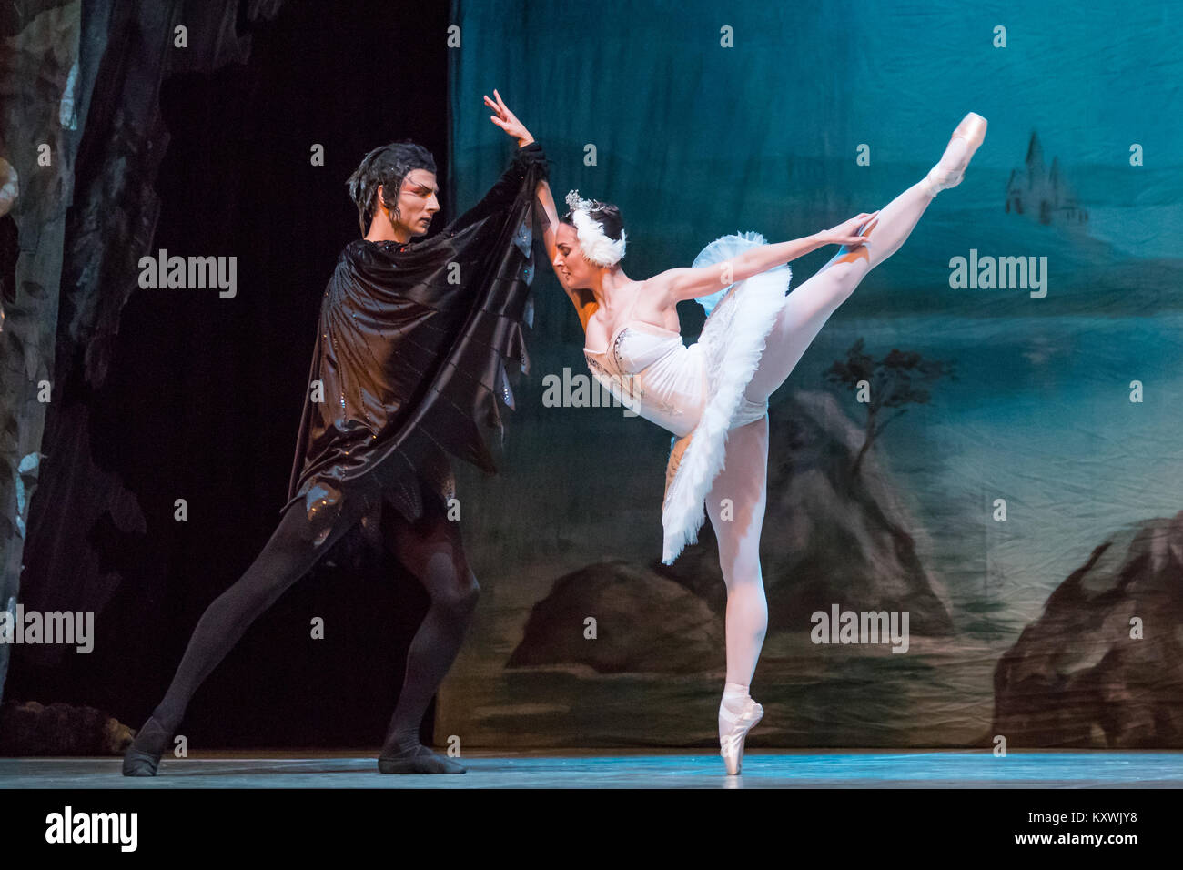 Wetzlar, Germany. 10th Jan, 2018. Swan Lake, ballet composed by Pyotr ...