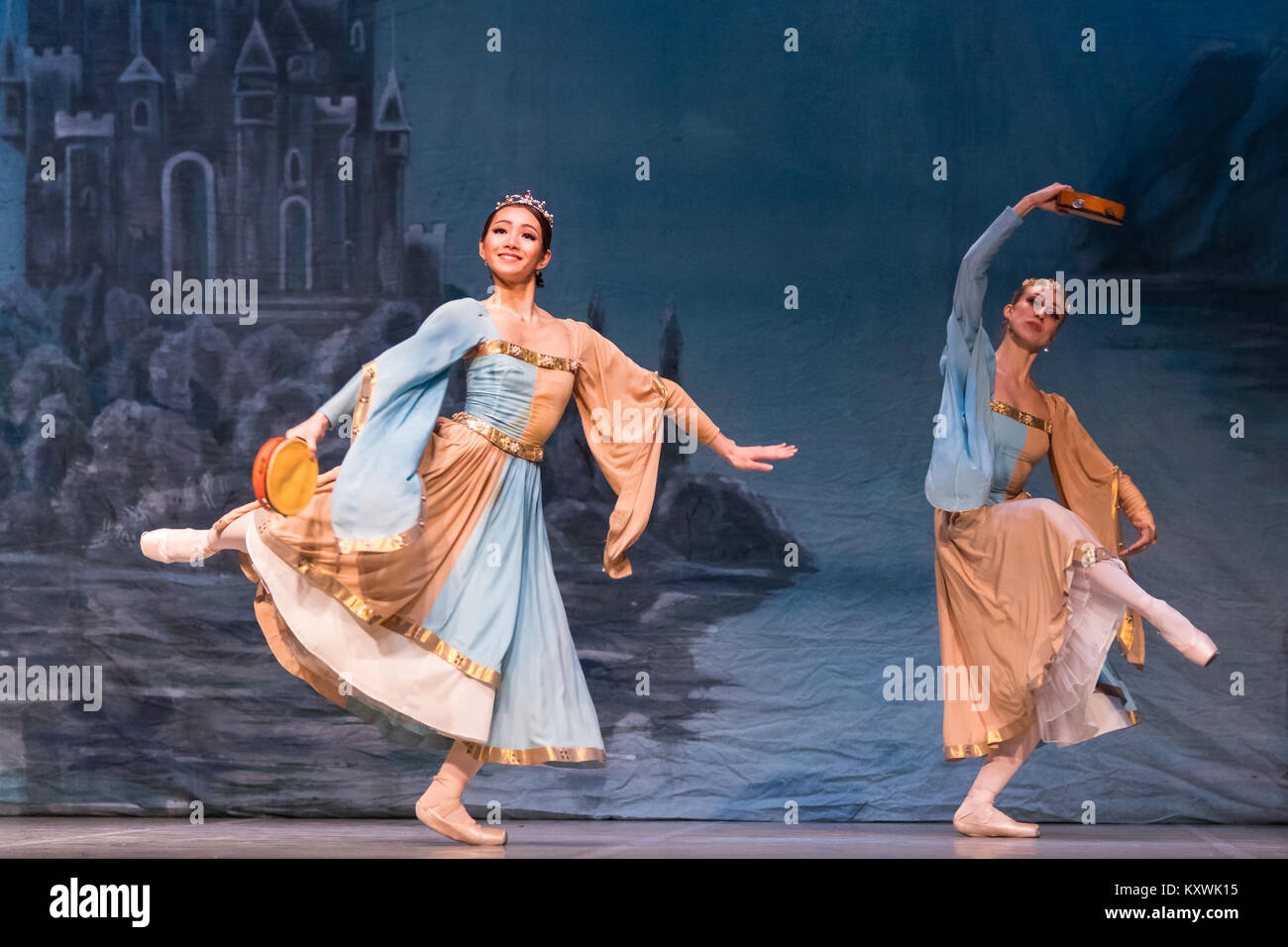 Wetzlar, Germany. 10th Jan, 2018. Swan Lake, ballet composed by Pyotr Ilyich Tchaikovsky ...