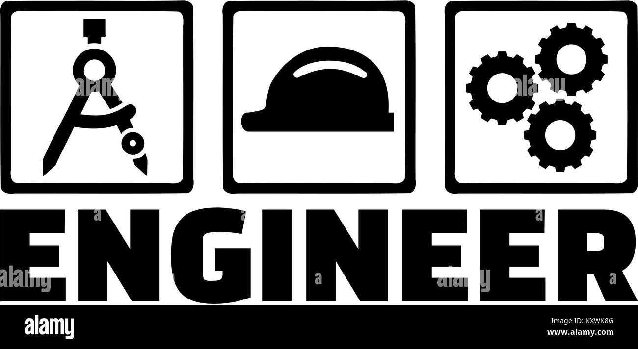 Engineer pictogram helmet hi-res stock photography and images - Alamy