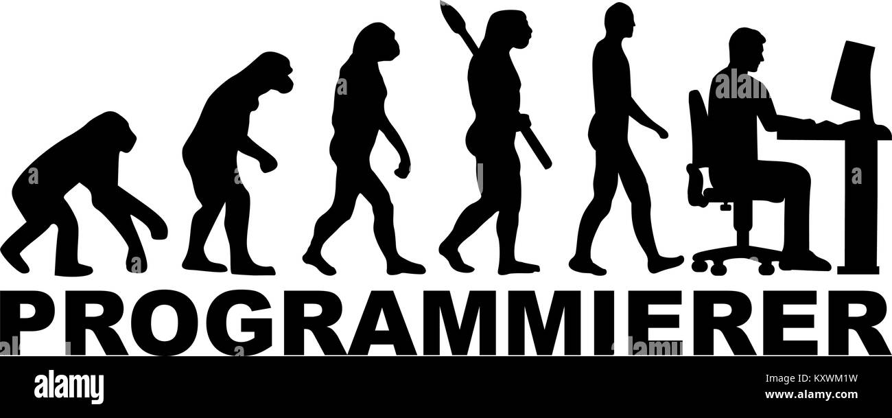 German programmer evolution Stock Vector Image & Art - Alamy