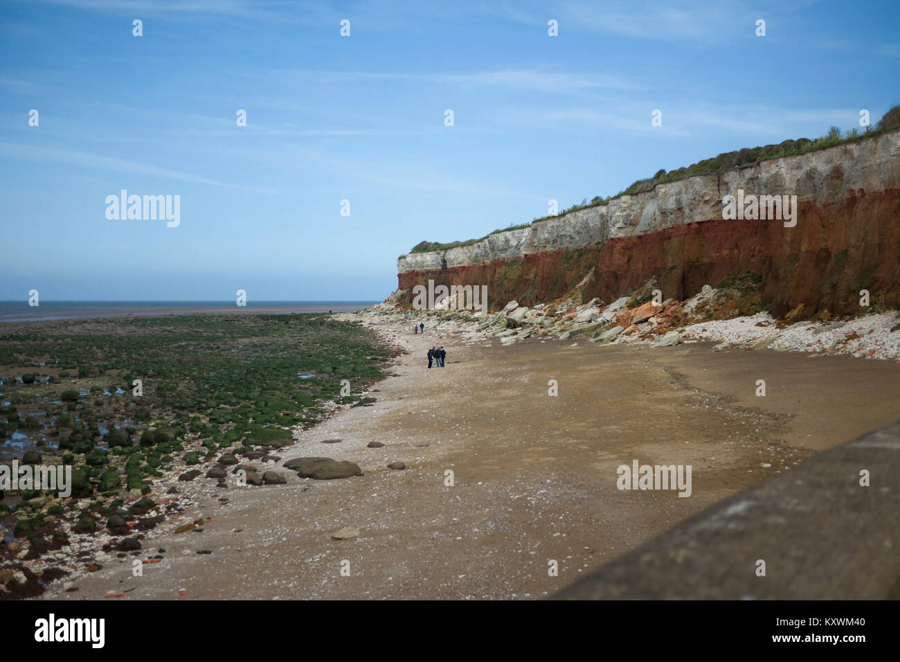 Hunstanton red cliffs hi-res stock photography and images - Alamy