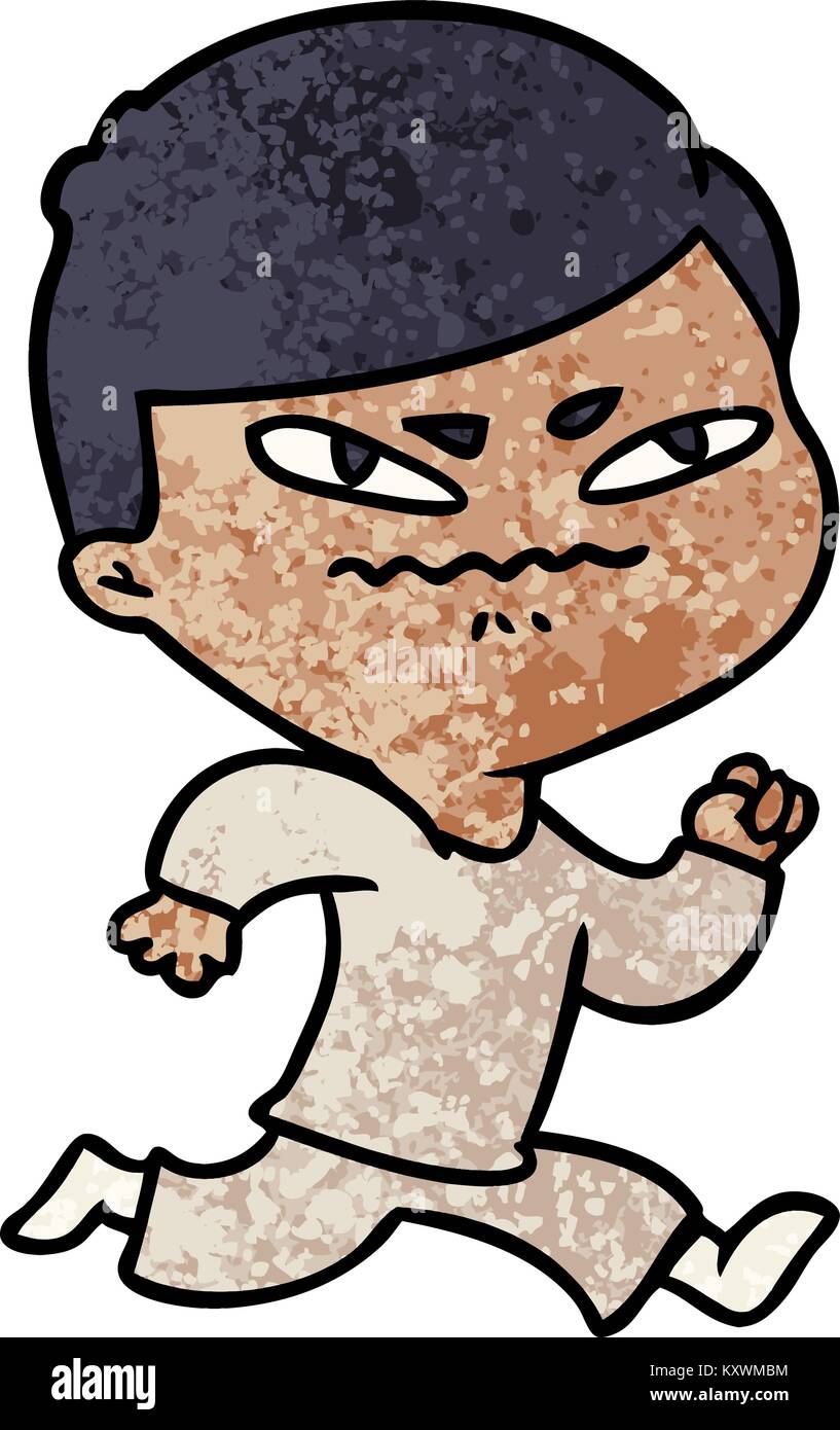 cartoon angry man Stock Vector Image & Art - Alamy