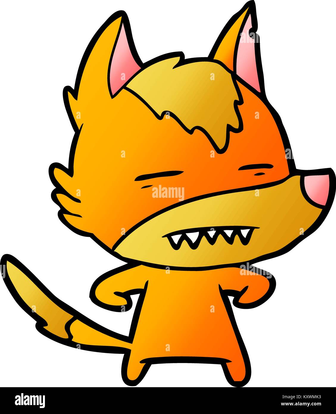 fox cartoon character Stock Vector Image & Art - Alamy