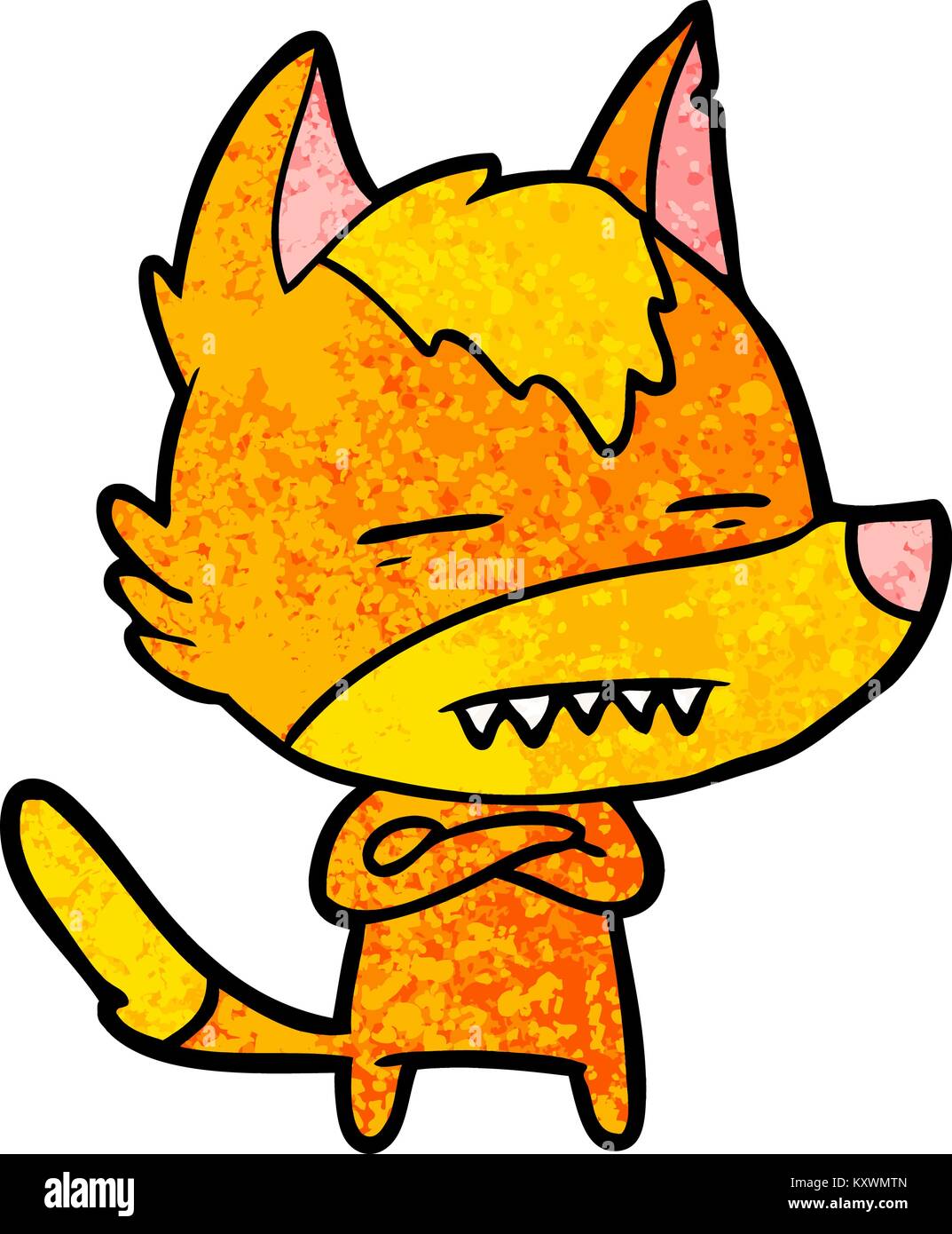 fox cartoon character Stock Vector Image & Art - Alamy