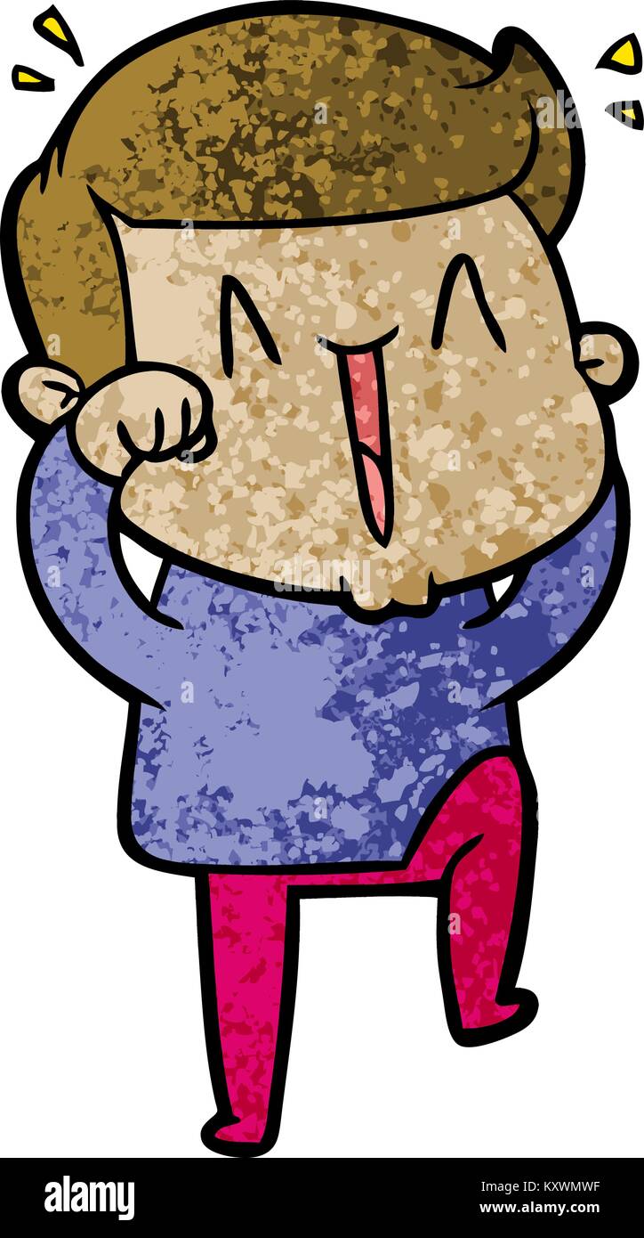cartoon excited man Stock Vector Image & Art - Alamy