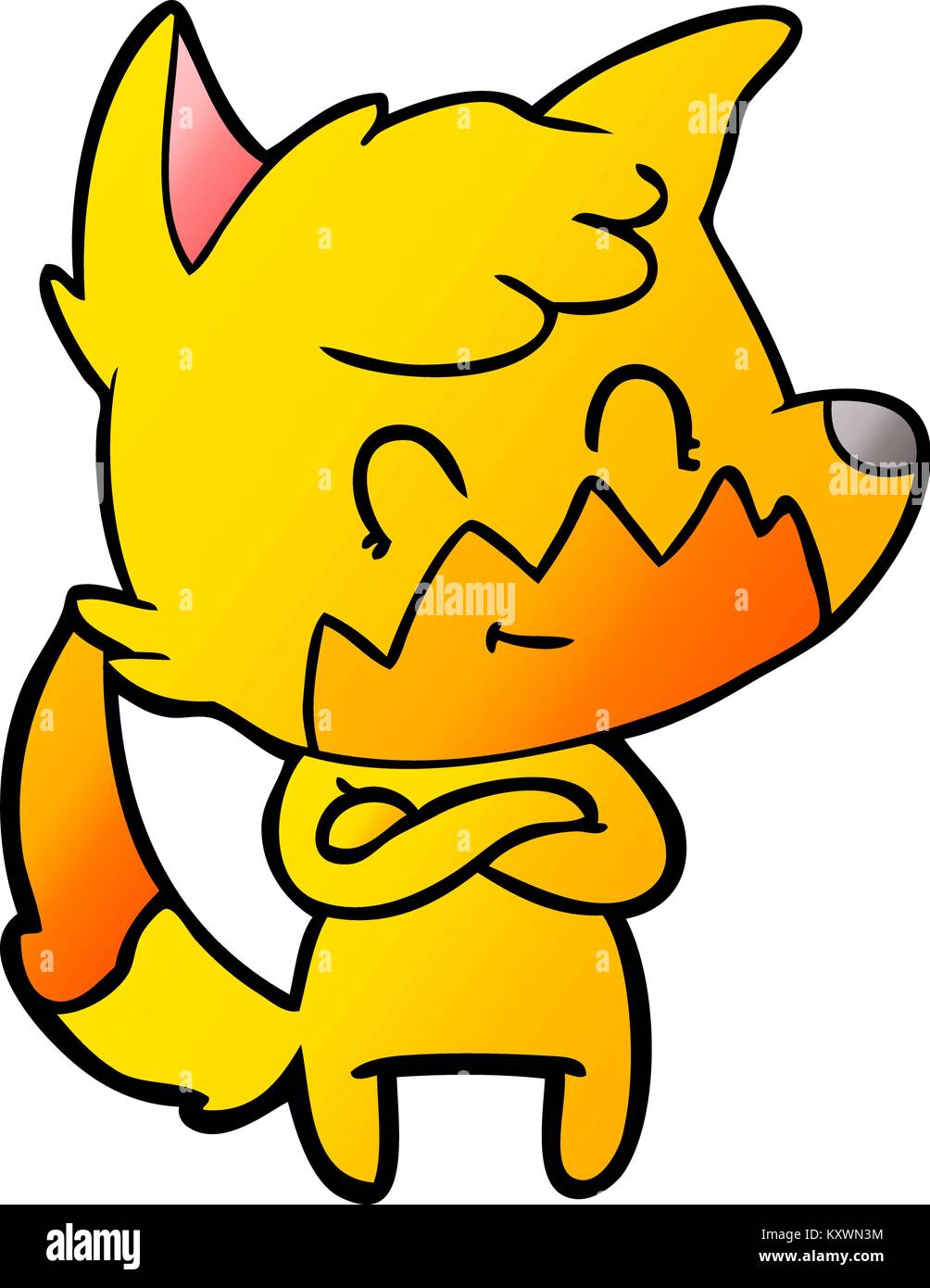 fox cartoon character Stock Vector Image & Art - Alamy