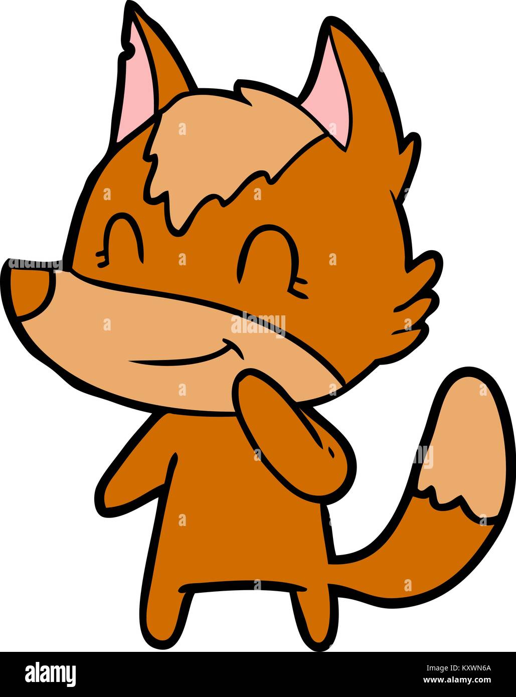 fox cartoon character Stock Vector Image & Art - Alamy