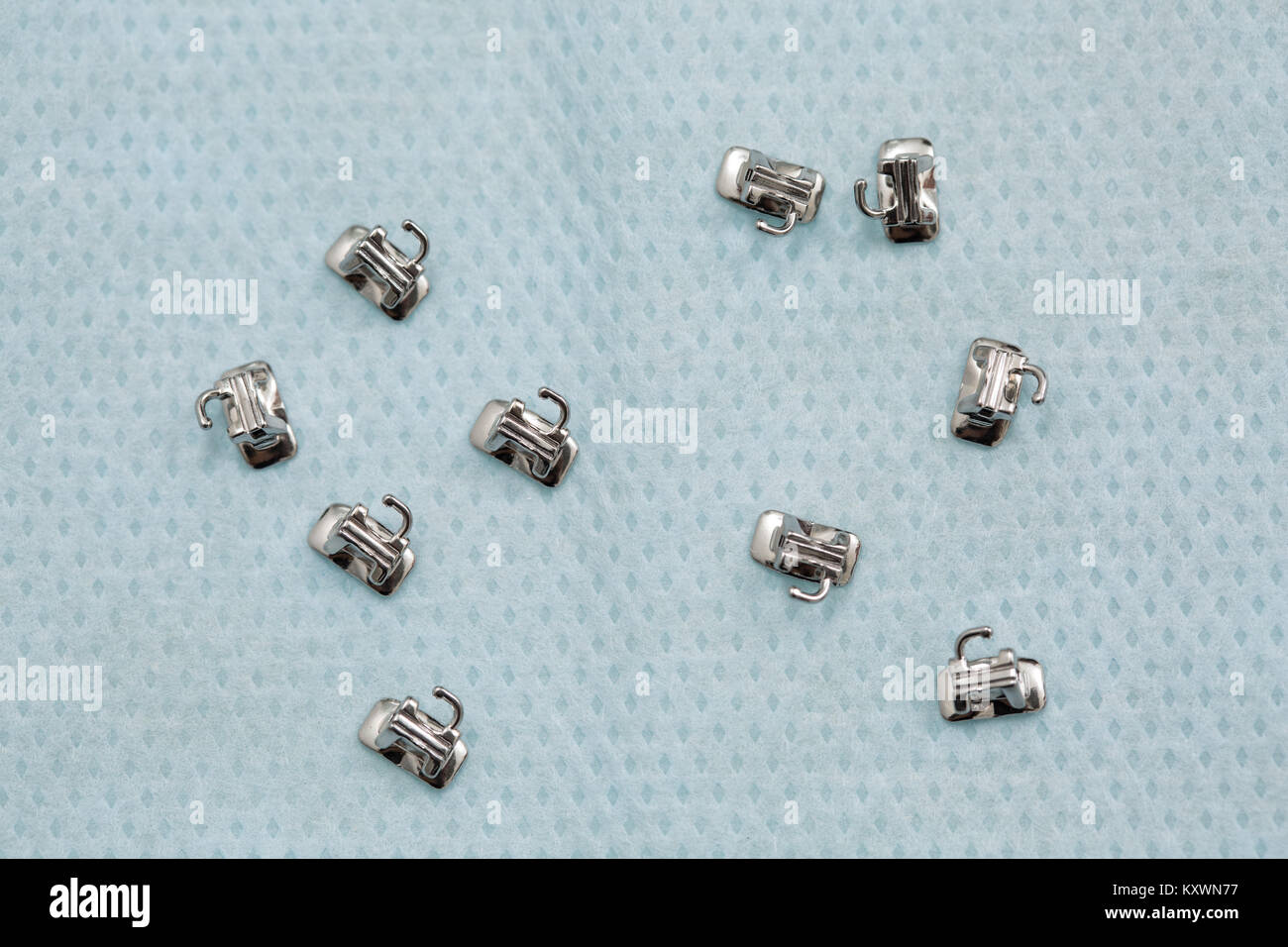 Steel plate Angle Bar or small Shelf Bracket. Dental concept Stock ...