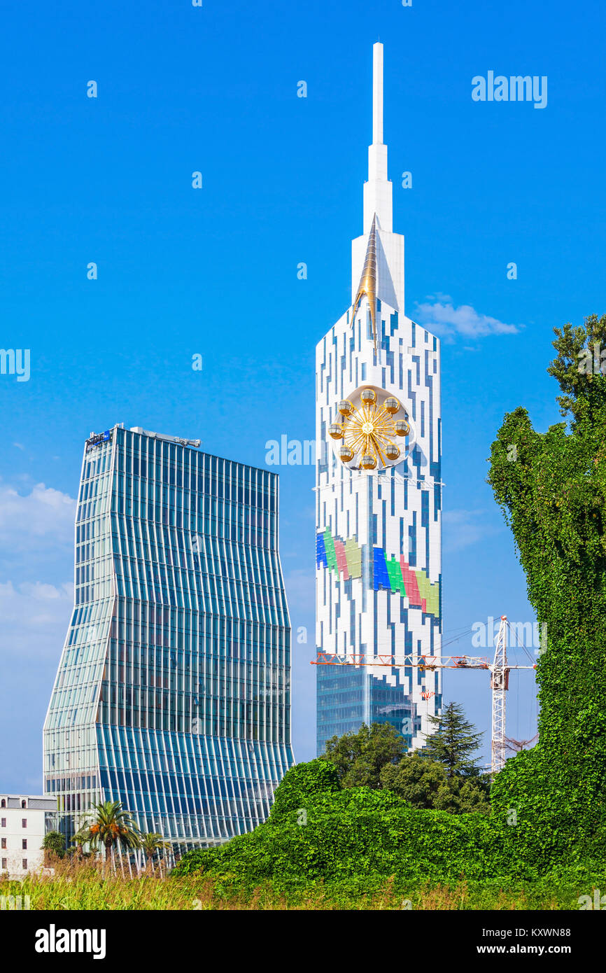 BATUMI, GEORGIA - SEPTEMBER 21, 2015: Batumi Technological University ...