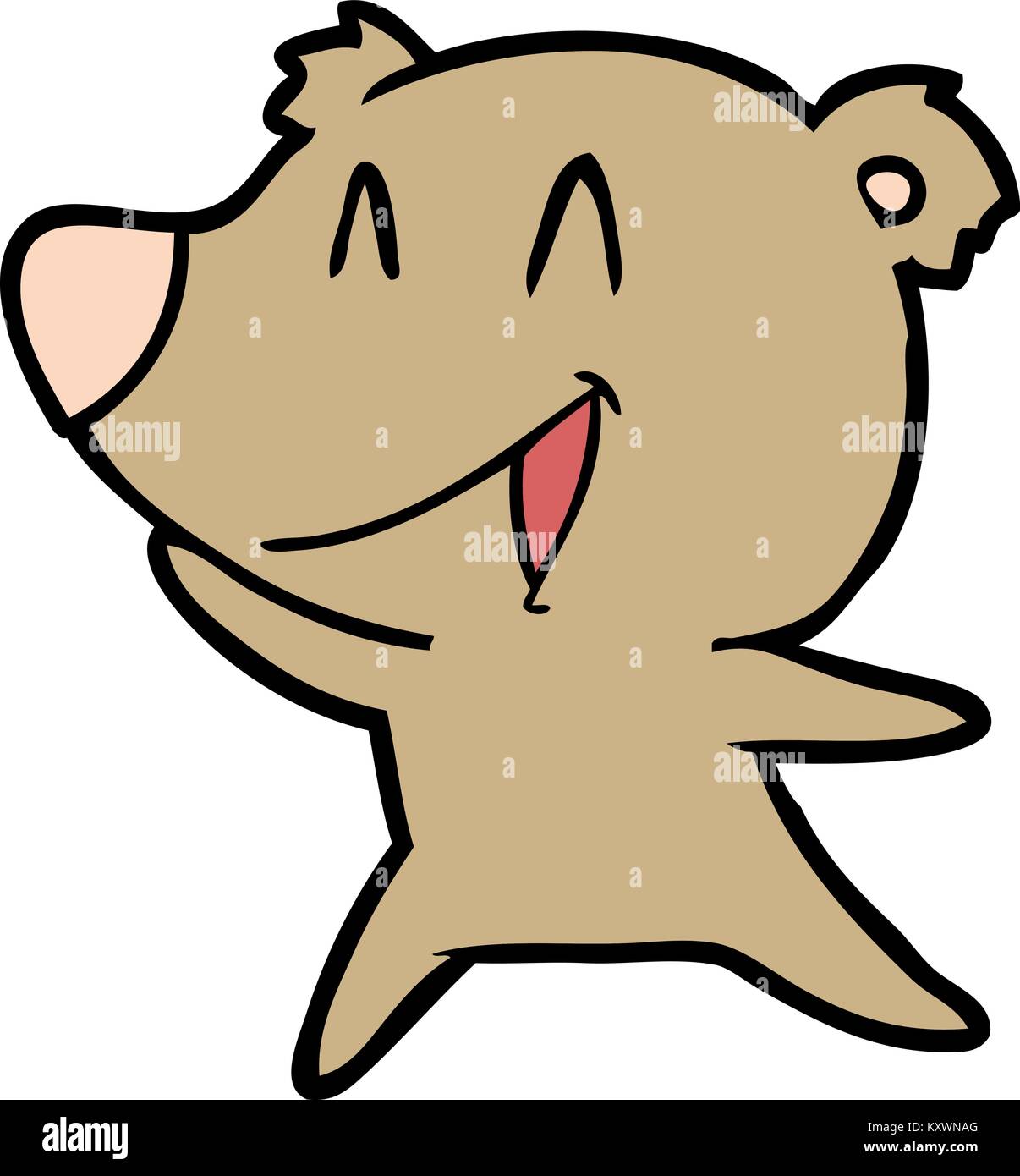 bear cartoon character Stock Vector Image & Art - Alamy