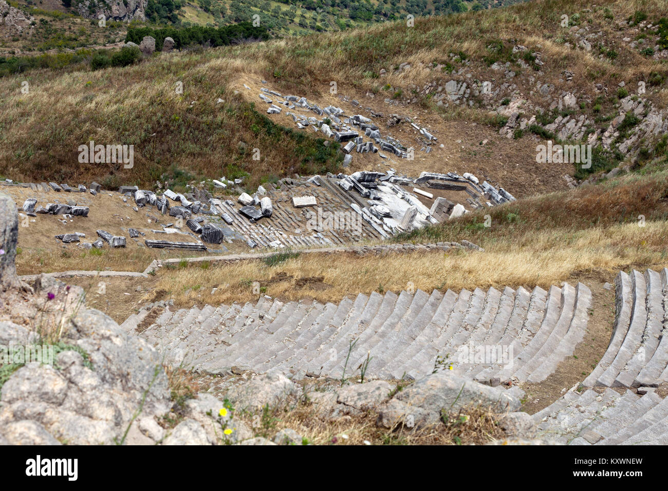 The Hellenistic Theater in Pergamon Stock Photo - Alamy