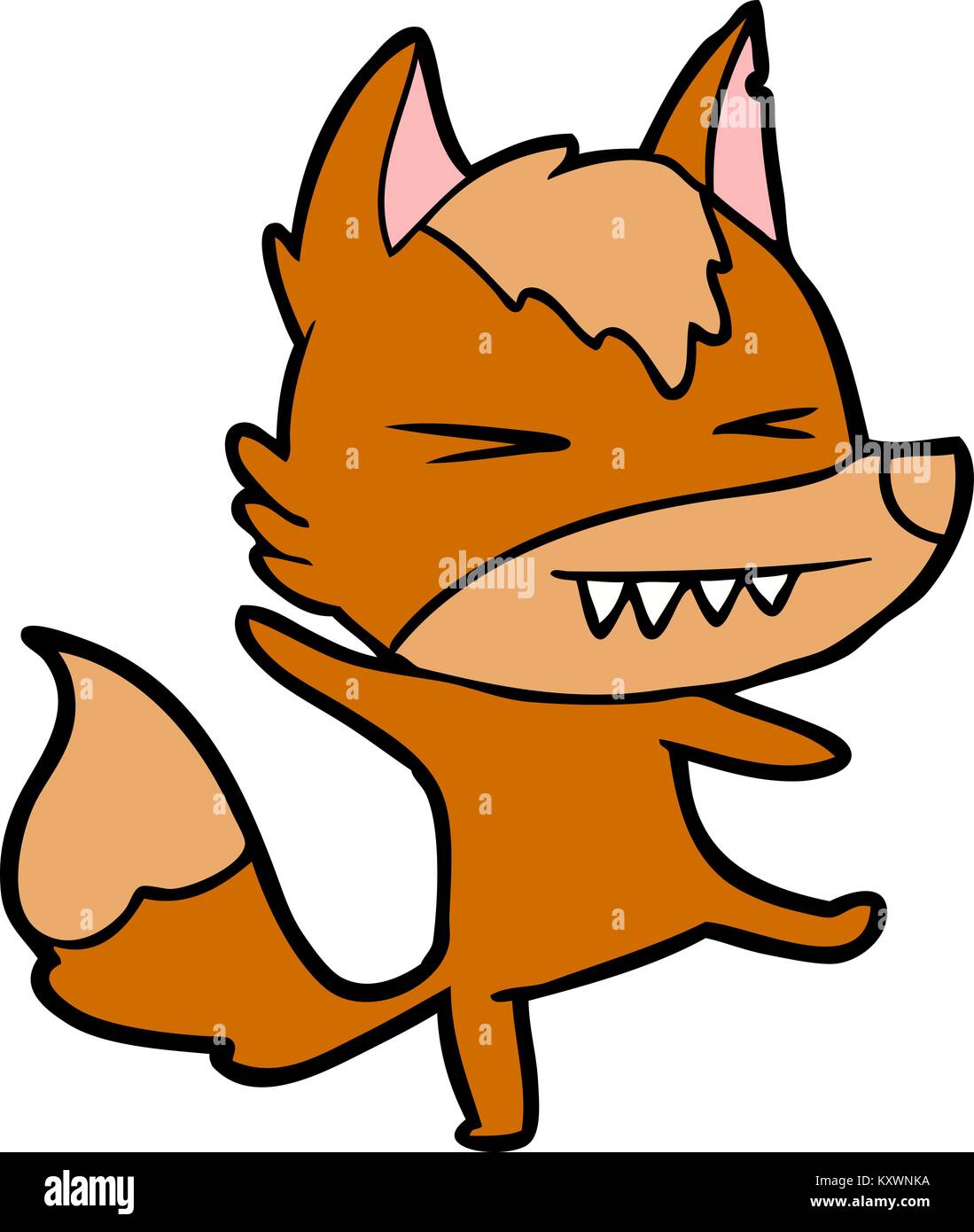 fox cartoon character Stock Vector Image & Art - Alamy