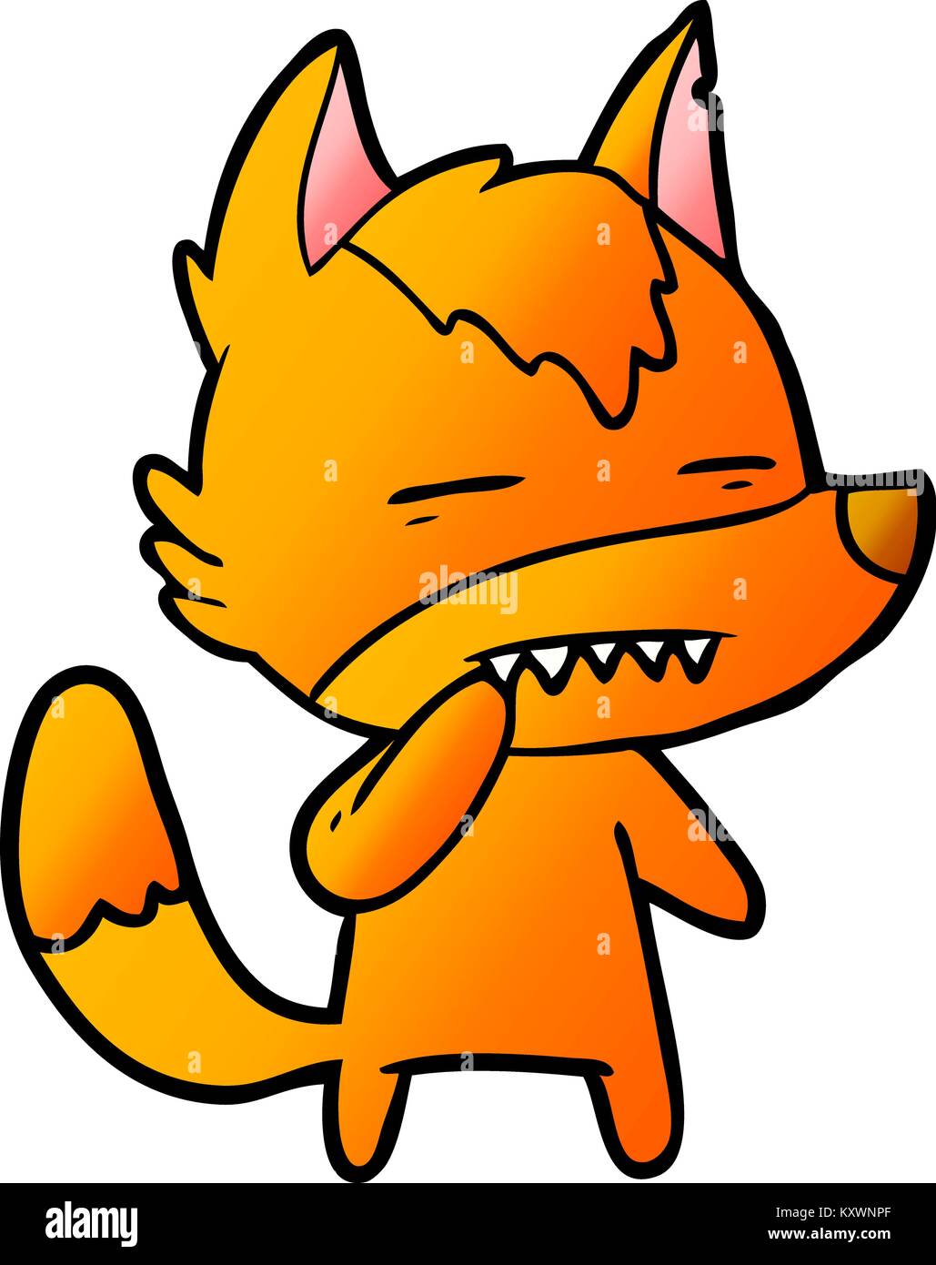 fox cartoon character Stock Vector Image & Art - Alamy