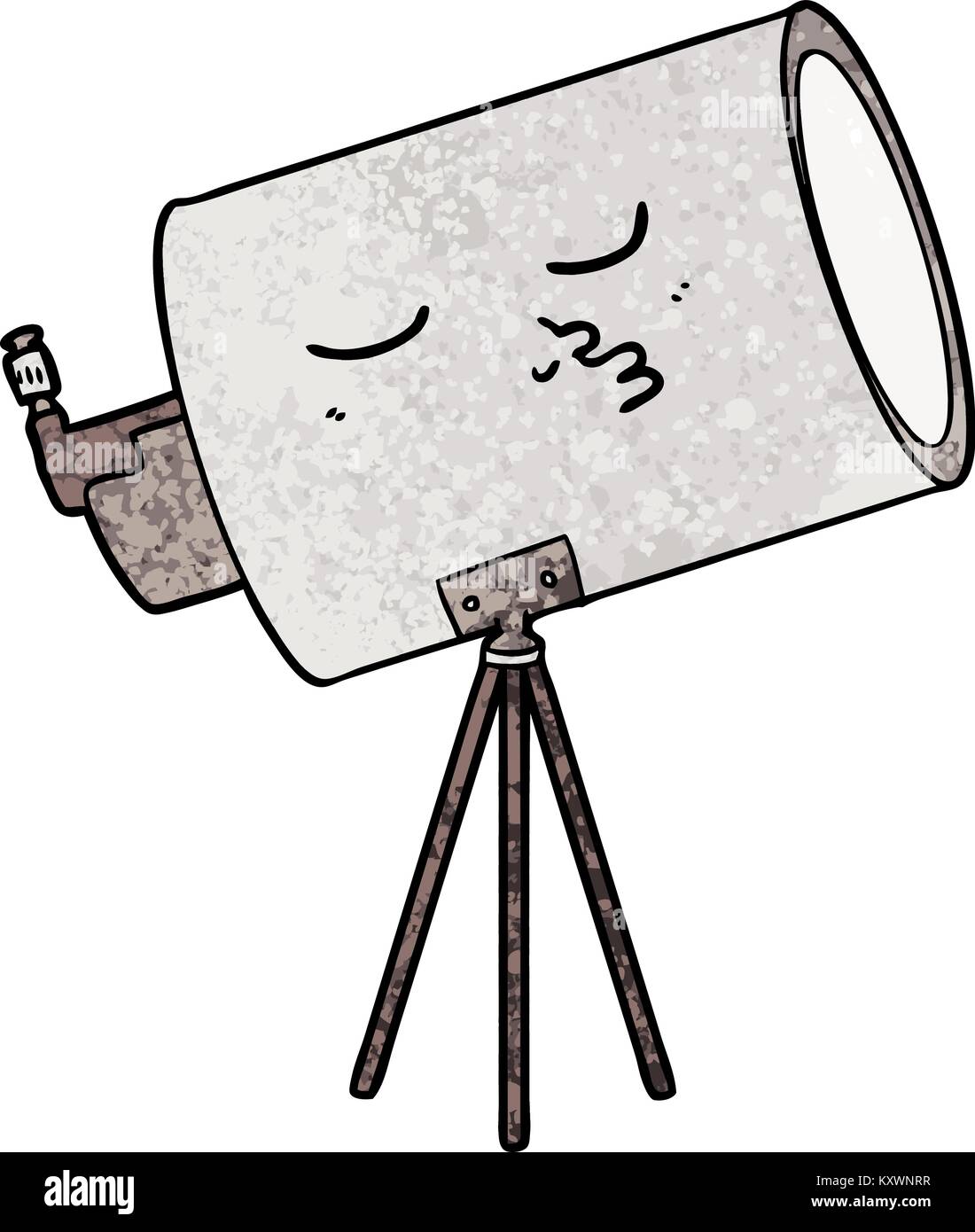 cartoon telescope with face Stock Vector Image & Art - Alamy