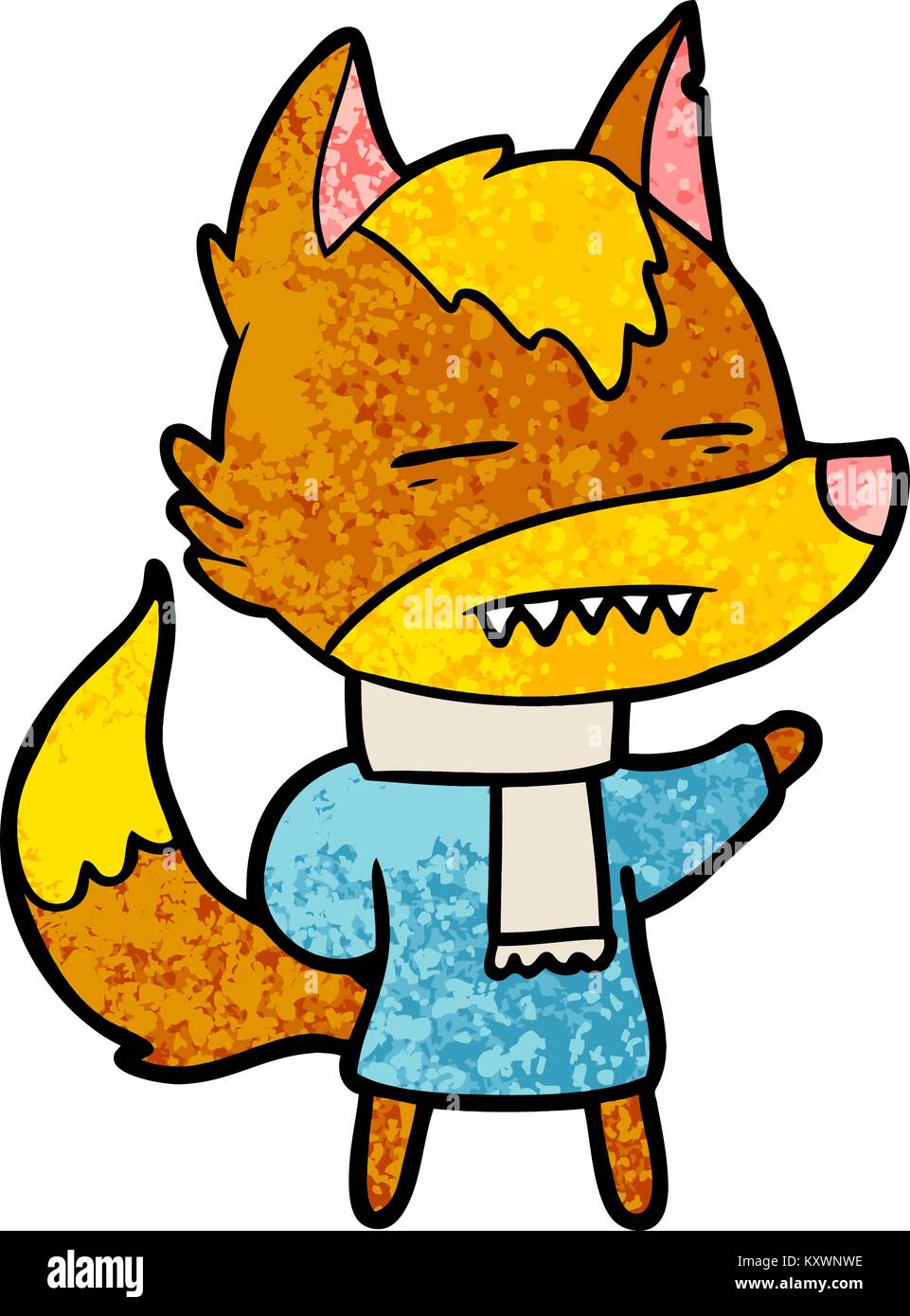fox cartoon character Stock Vector Image & Art - Alamy