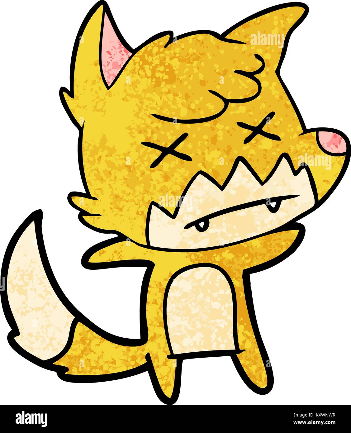 cartoon dead fox Stock Vector Image & Art - Alamy