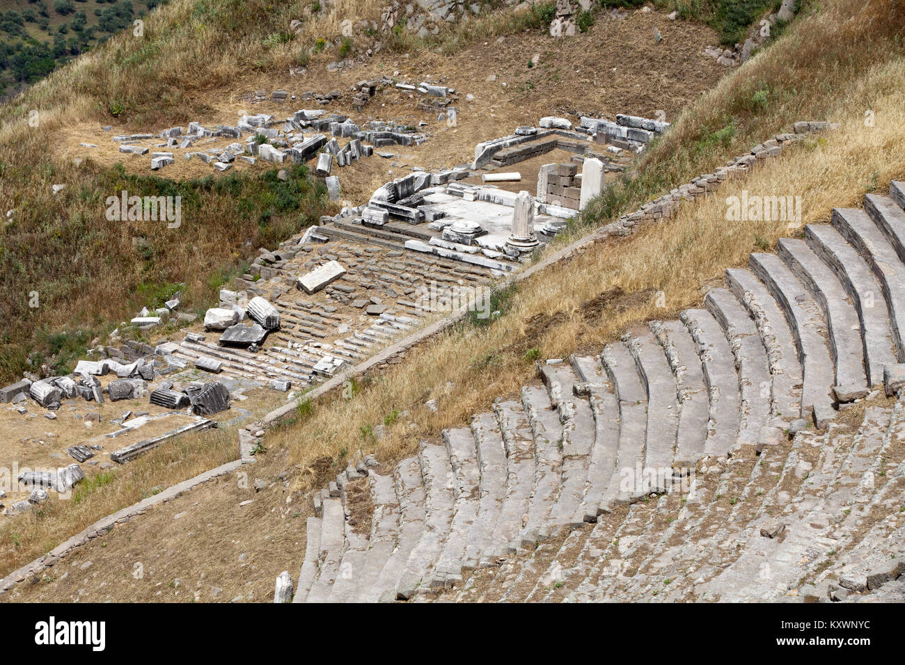 The Hellenistic Theater in Pergamon Stock Photo - Alamy