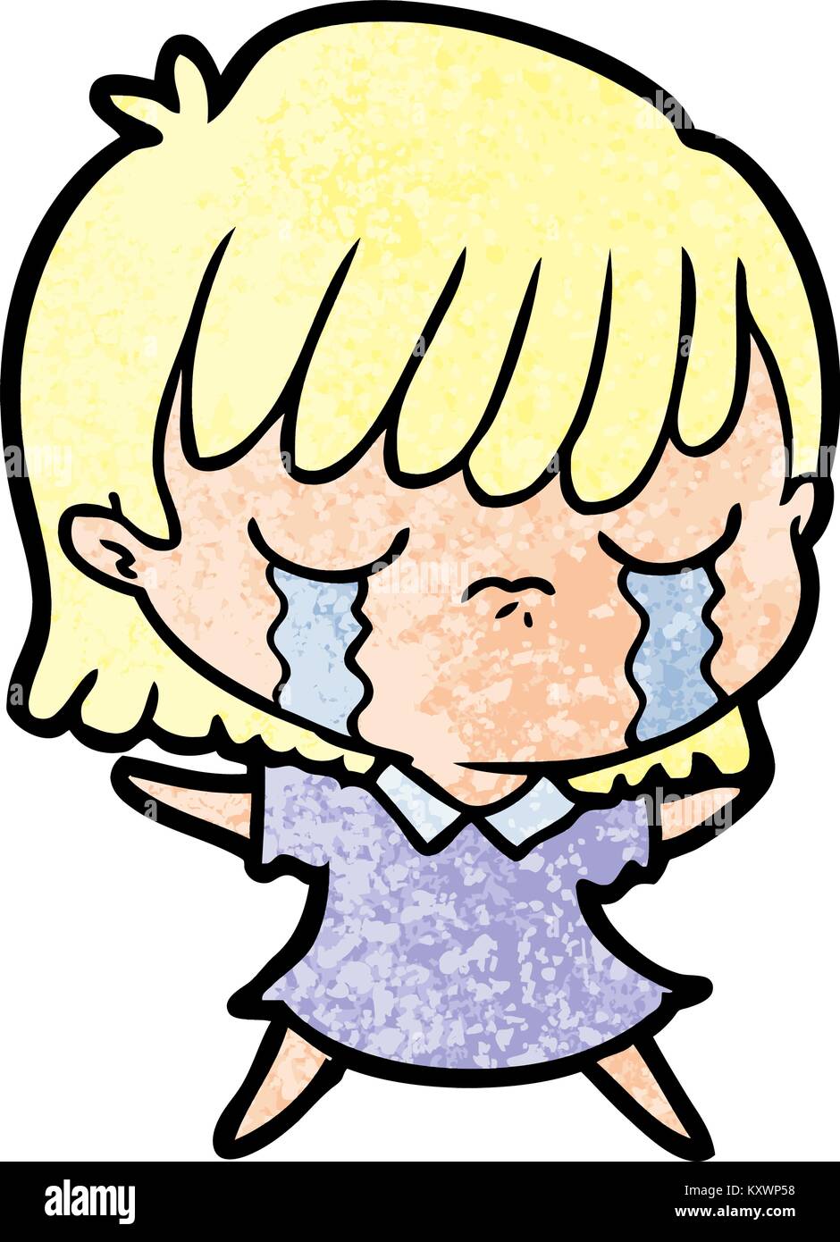 cartoon woman crying Stock Vector Image & Art - Alamy