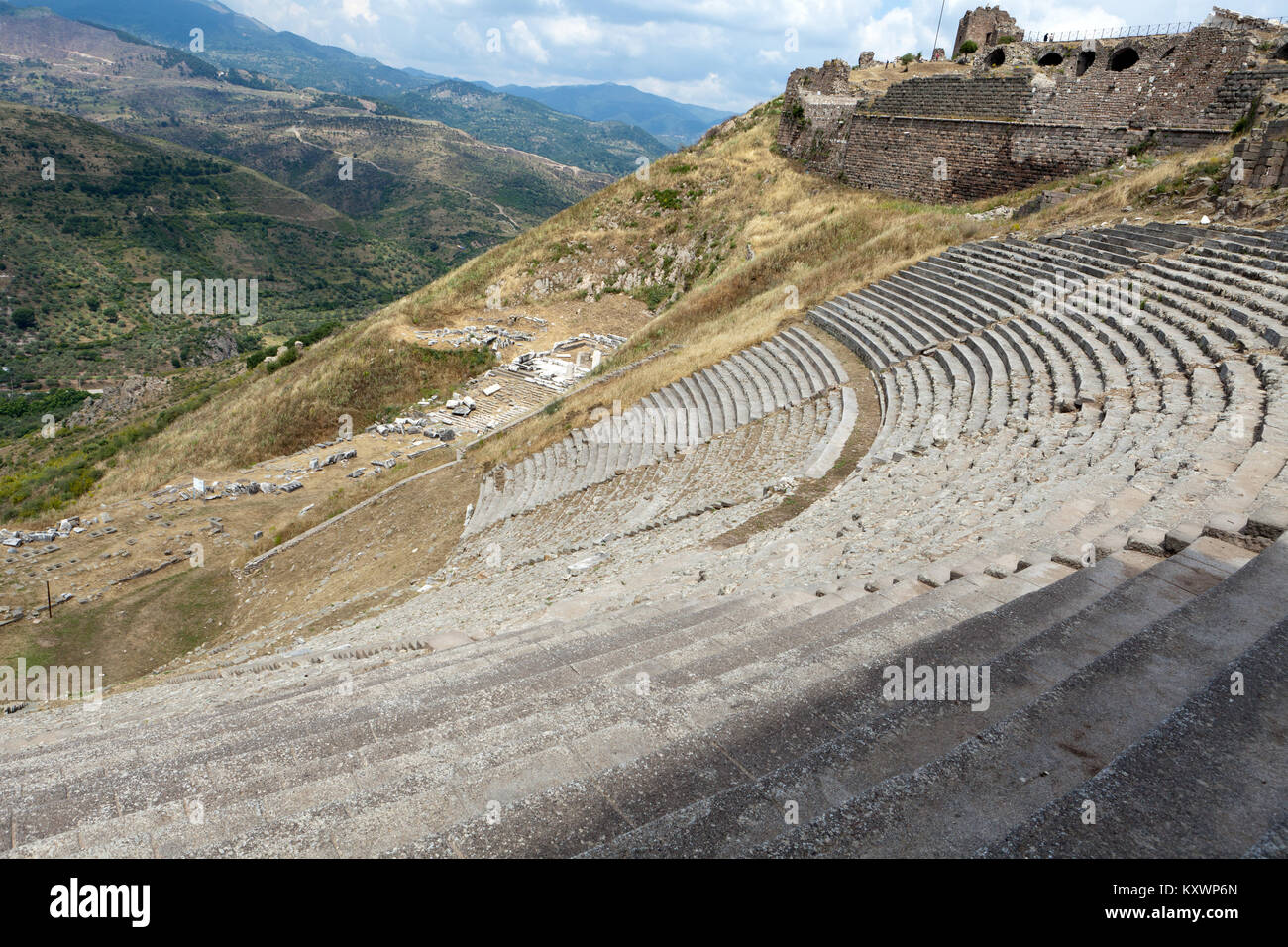 The Hellenistic Theater in Pergamon Stock Photo - Alamy