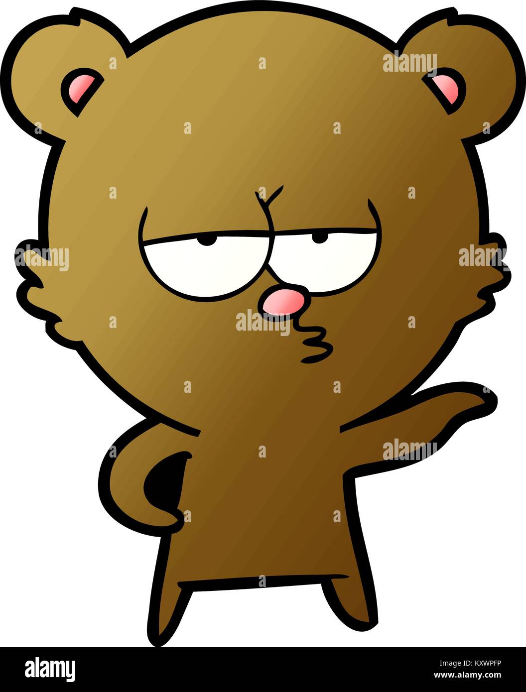 bear cartoon character Stock Vector Image & Art - Alamy