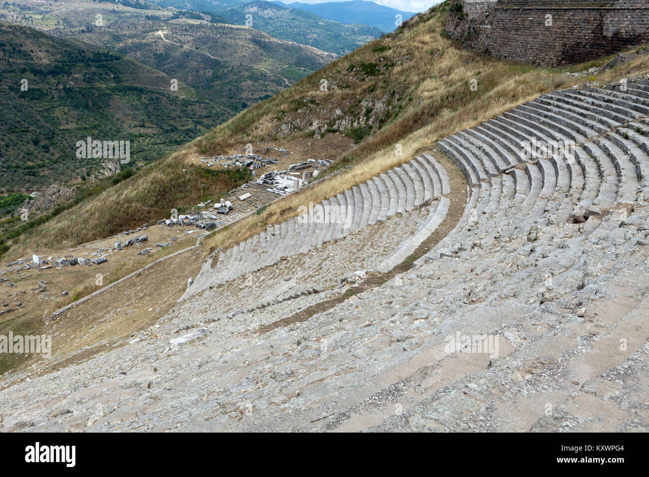 The Hellenistic Theater in Pergamon Stock Photo - Alamy