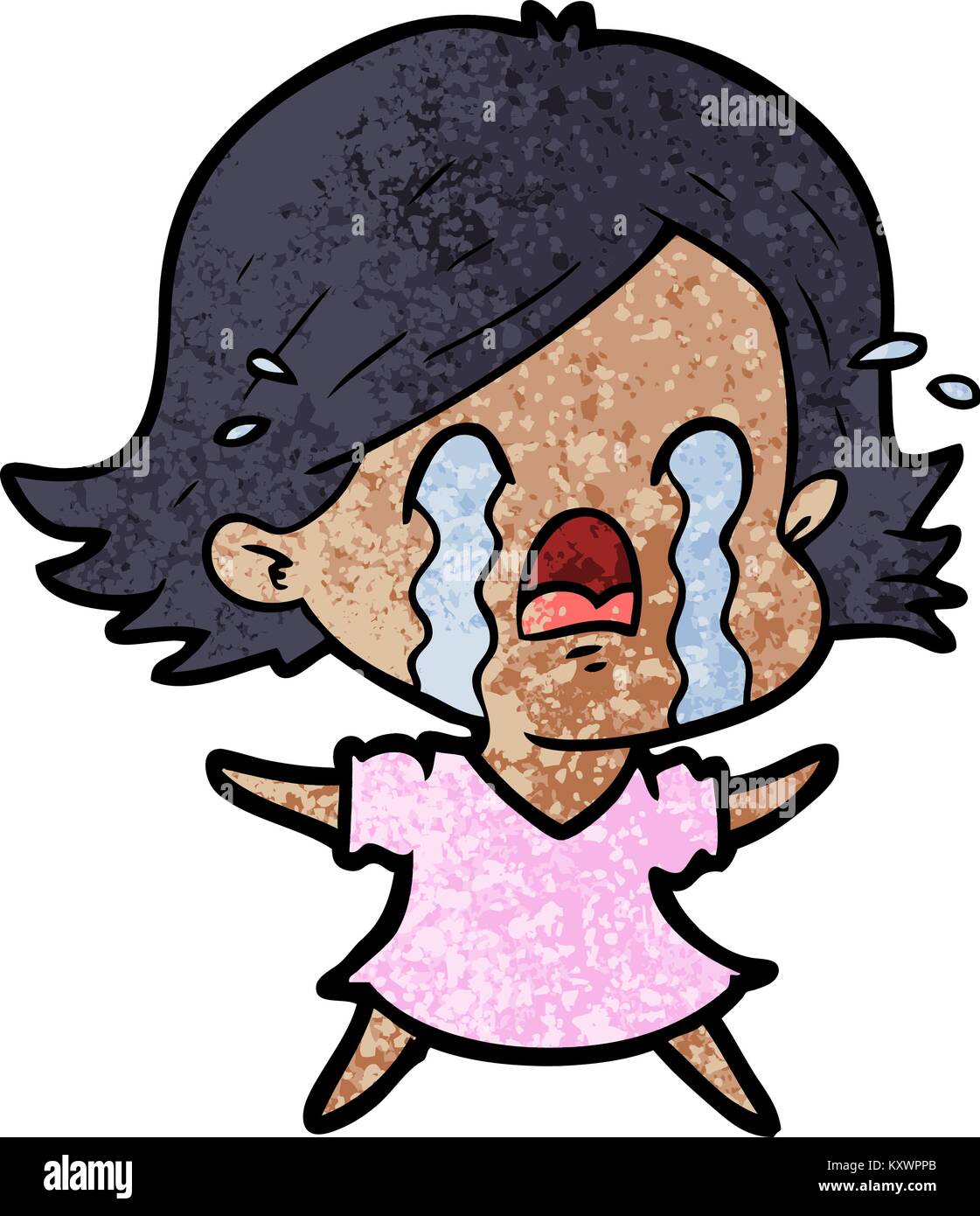 cartoon woman crying Stock Vector Image & Art - Alamy