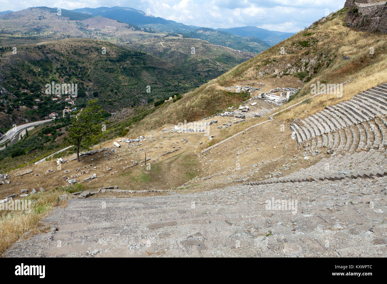 The Hellenistic Theater in Pergamon Stock Photo - Alamy