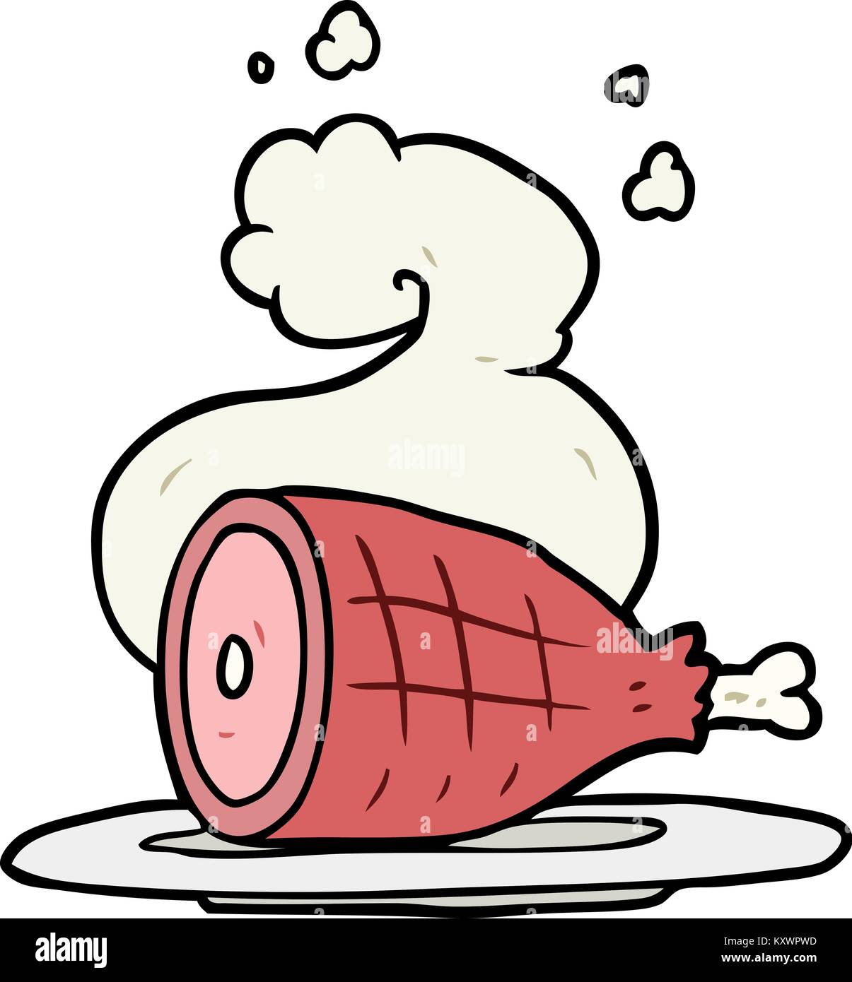 cartoon cooked meat Stock Vector Image & Art - Alamy