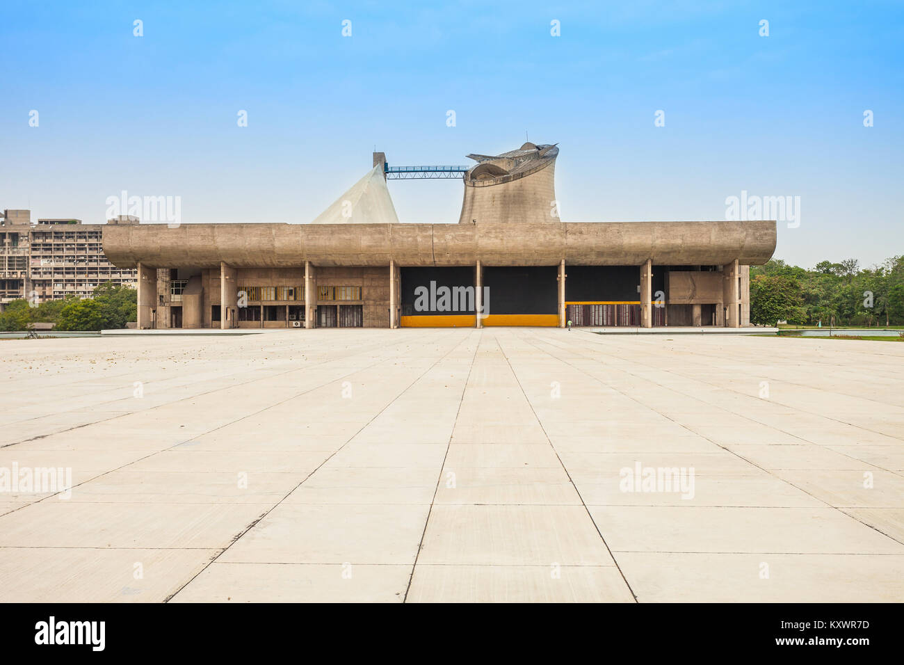 Capitol complex chandigarh le corbusier hi-res stock photography and ...