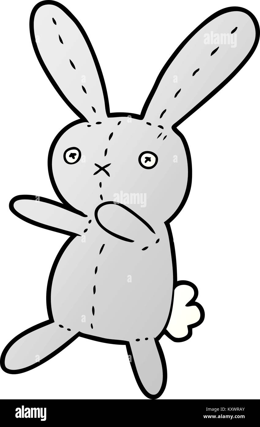 cartoon toy rabbit Stock Vector Image & Art - Alamy