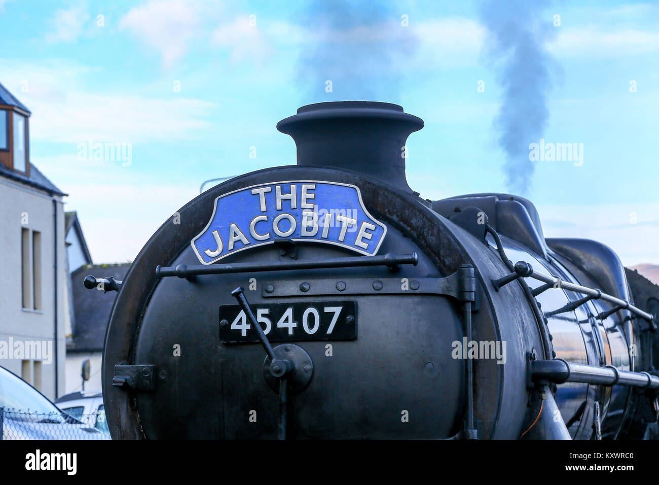 'The Lancashire Fusilier' is a LMS Stanier Class 5 4-6-0 locomotive ...