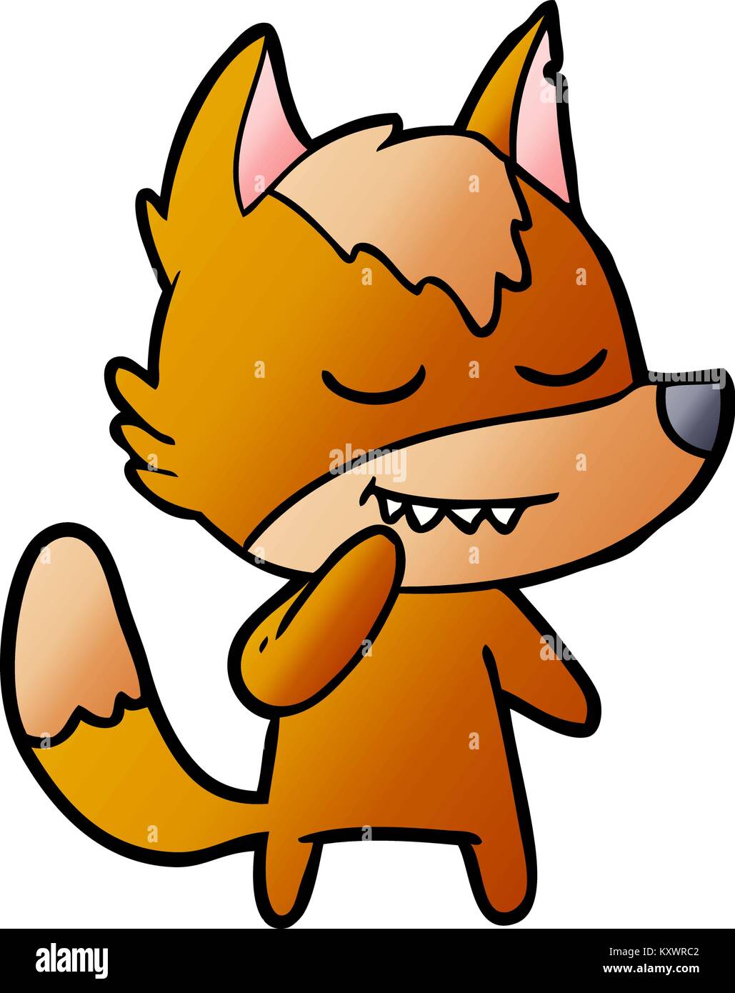fox cartoon character Stock Vector Image & Art - Alamy