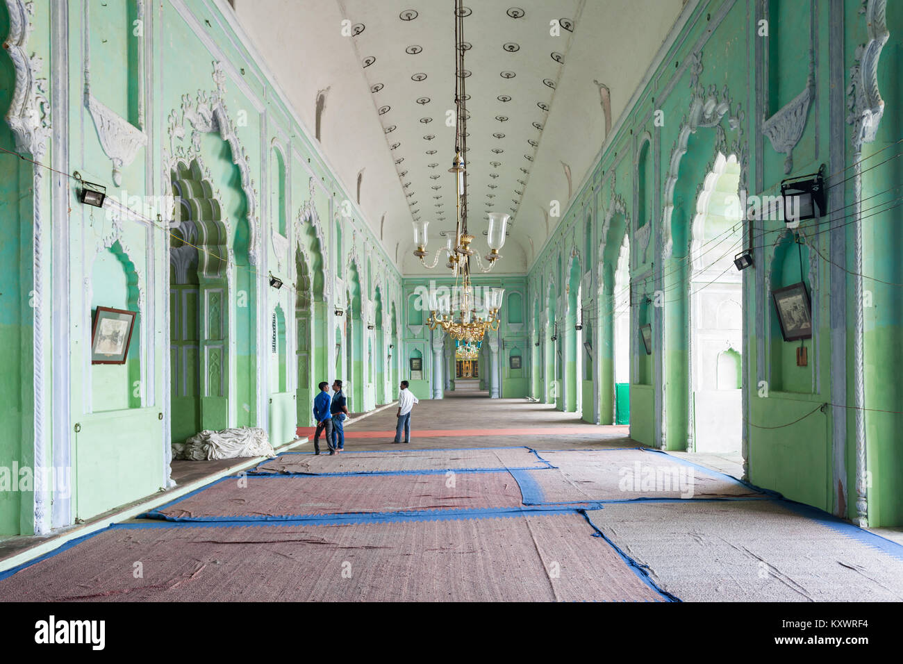 LUCKNOW, INDIA - NOVEMBER 14, 2015: Bara Imambara interior. Itis an ...