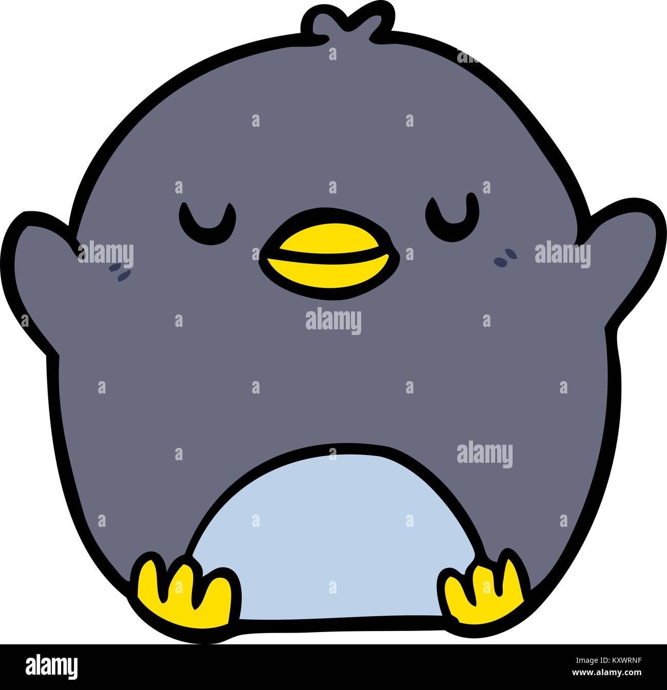 cute cartoon penguin Stock Vector Image & Art - Alamy