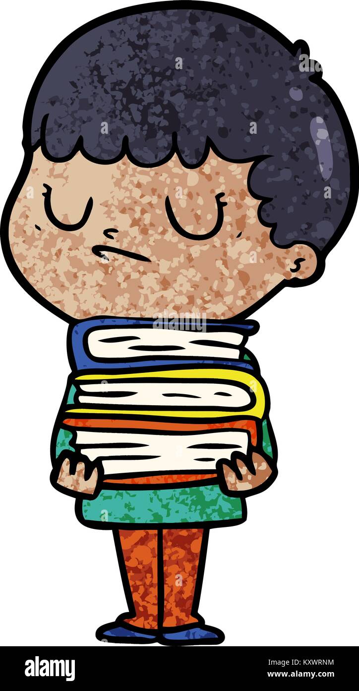 cartoon grumpy boy Stock Vector Image & Art - Alamy