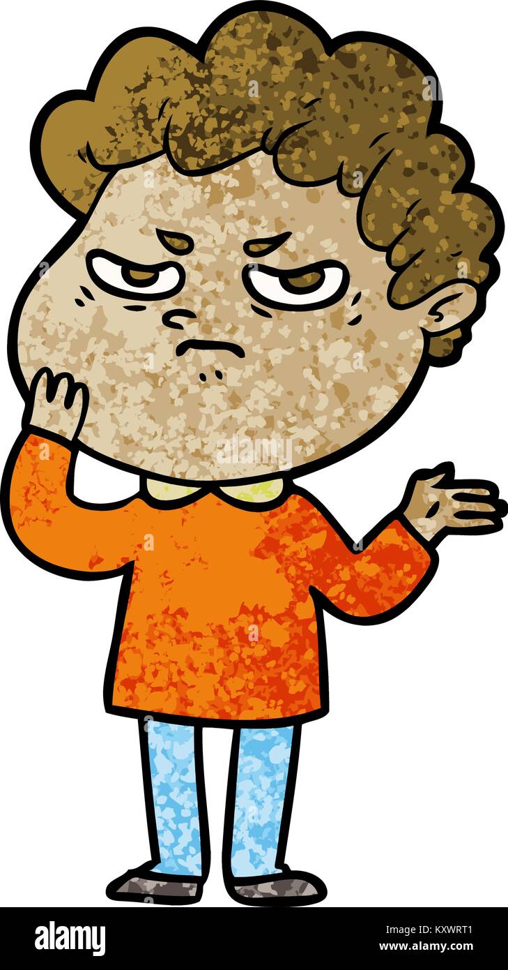 cartoon angry man Stock Vector Image & Art - Alamy