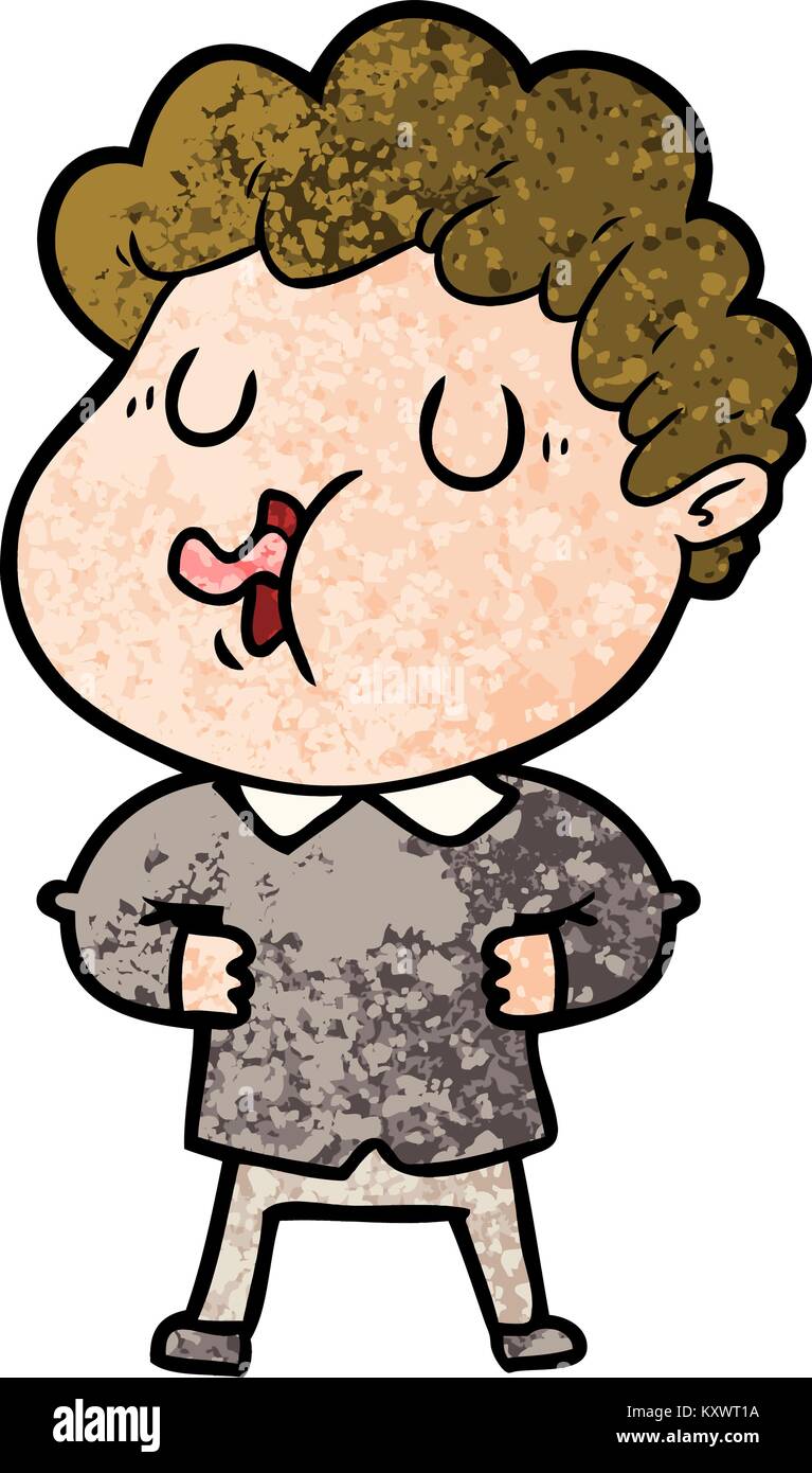 cartoon man singing Stock Vector Image & Art - Alamy