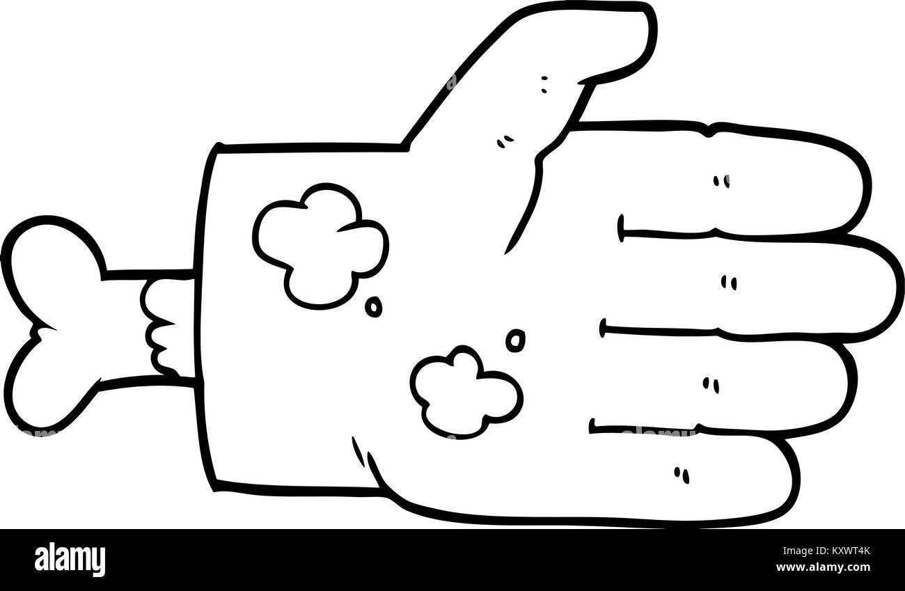 cartoon zombie hand Stock Vector Image & Art - Alamy