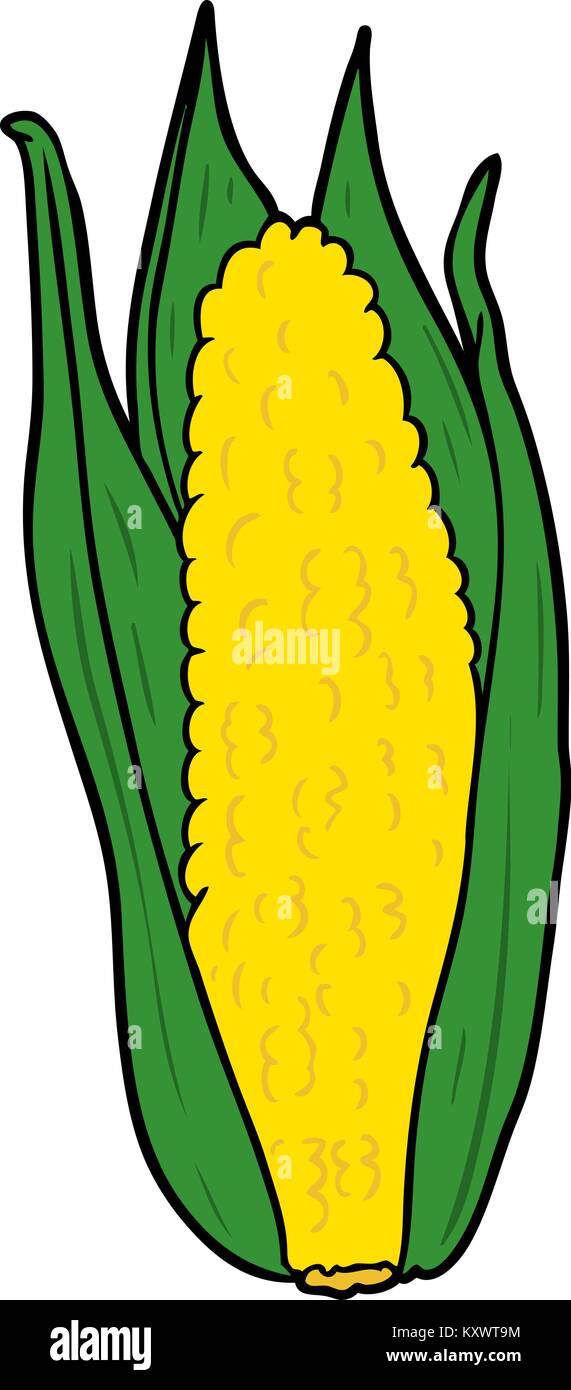 cartoon organic corn Stock Vector Image & Art - Alamy