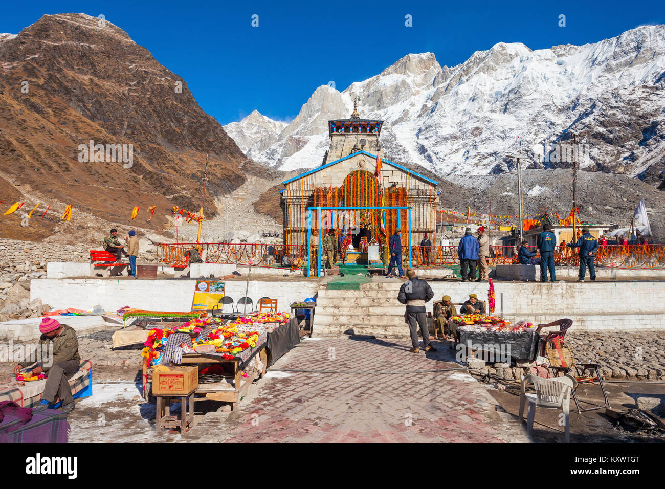 Kedarnath temple uttarakhand india asia hi-res stock photography and ...