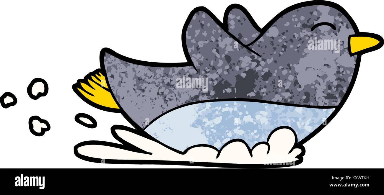 cartoon penguin sliding Stock Vector Image & Art - Alamy