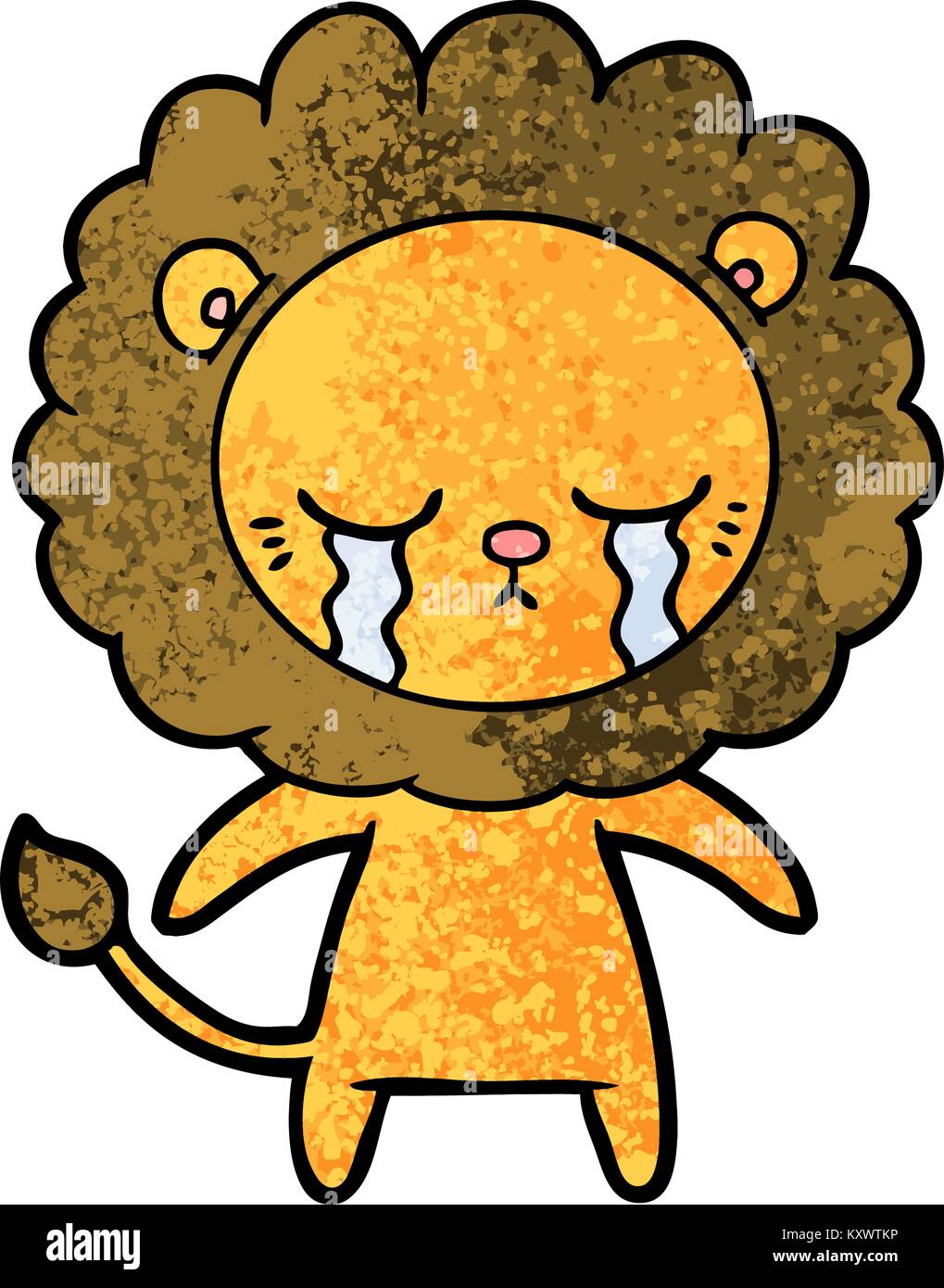 crying cartoon lion Stock Vector Image & Art - Alamy